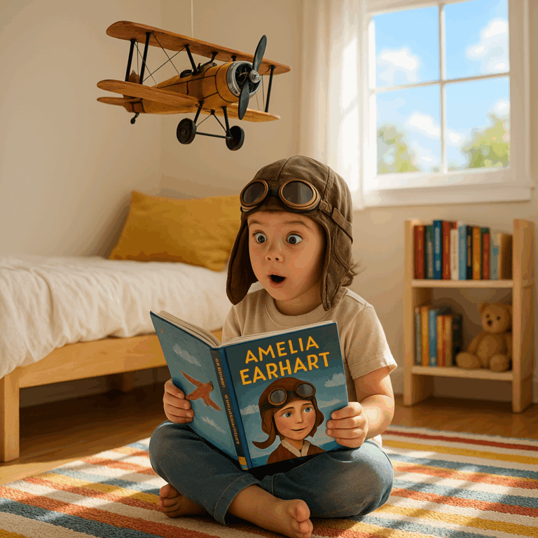 Amelia Earhart Story for Kids: Bravery and Adventure - Storypie