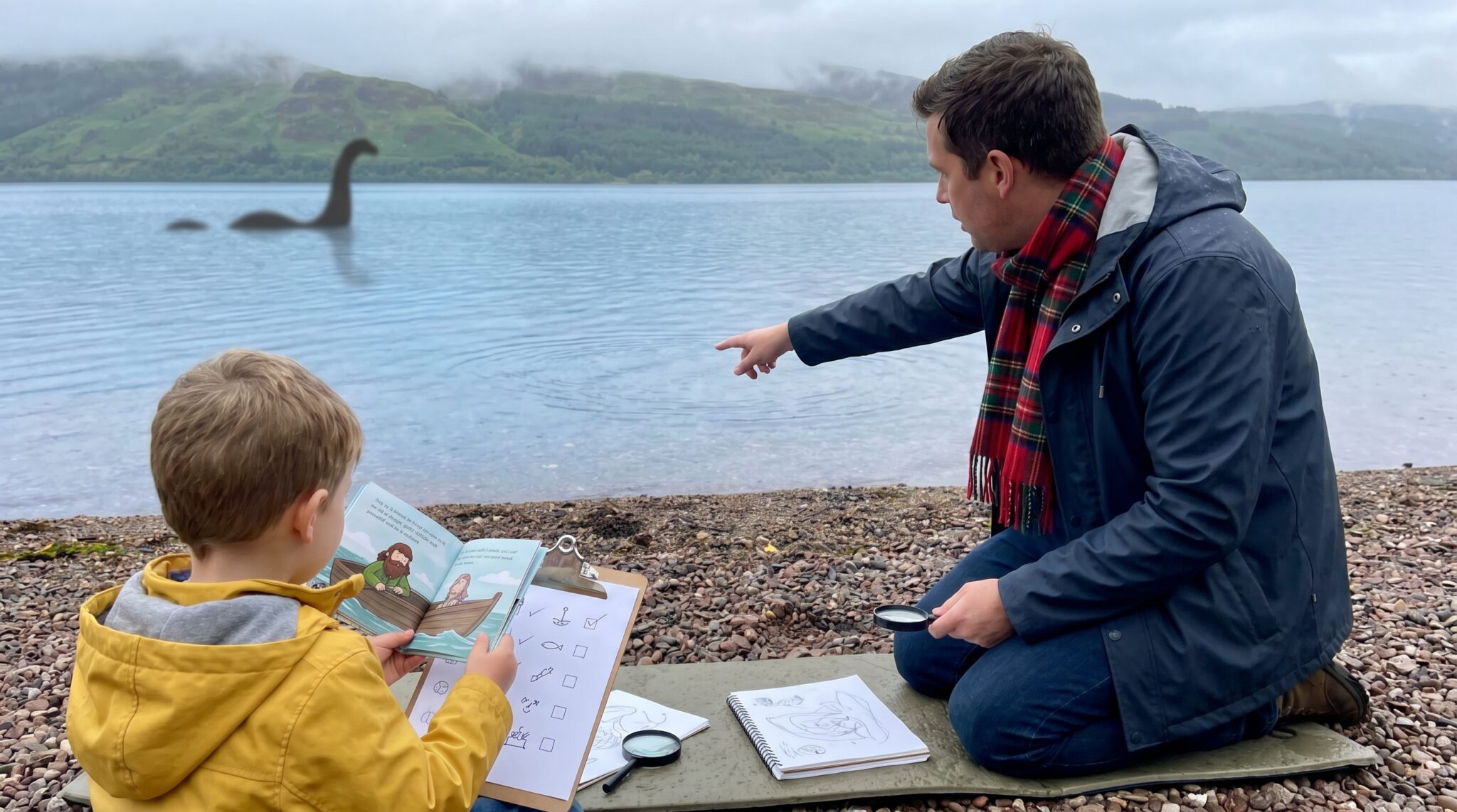 Monstruo del Lago Ness Escocés: Una Guía Familiar para Nessie - Storypie