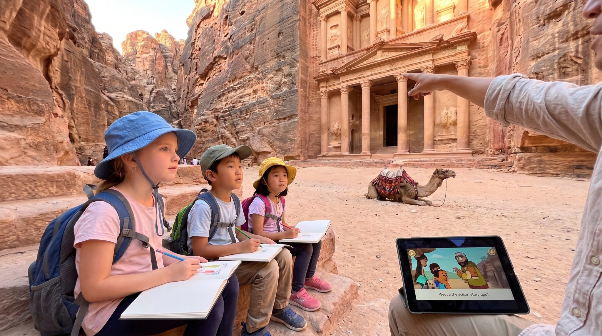Petra untuk Anak-Anak: Panduan Keluarga ke Kota Merah Mawar - Storypie